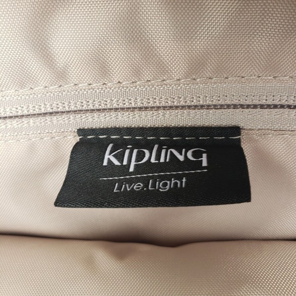 Kipling | Bags | Kipling Chuwy Livelight 6 Gold Metallic Large Backpack Missing Furry Monkey ...